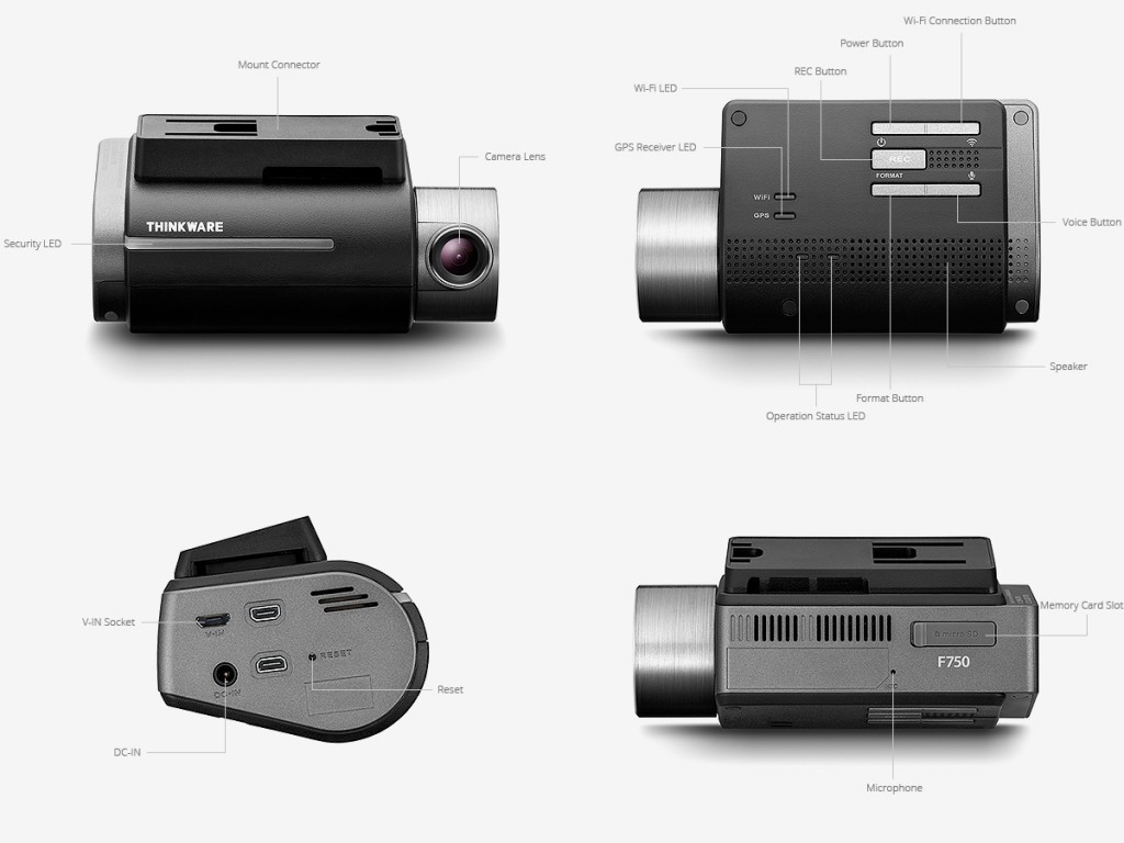 THINKWARE F750 64G Dash Cam - Signature Car Sound