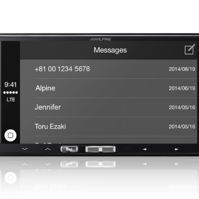 ALPINE iLX-007 In-Dash Digital Media Receiver with Apple Car Play ...