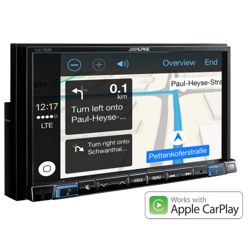 Alpine iLX-702D 7" CarPlay /Android Auto Digital Multimedia Station ...